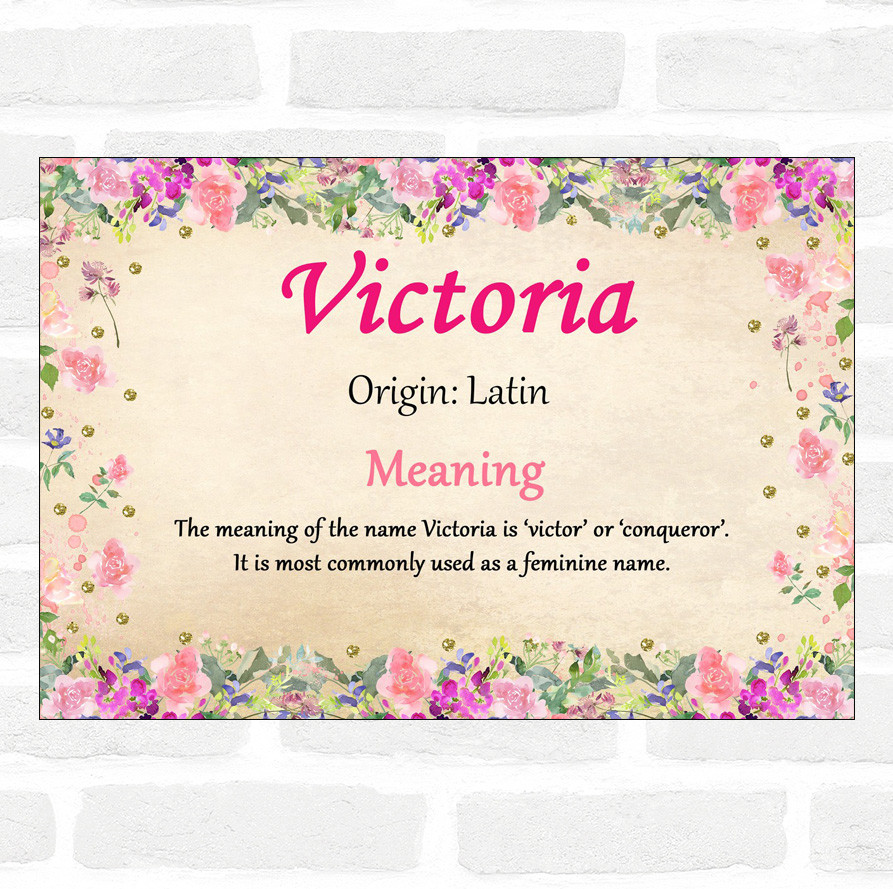 Victoria Name Images