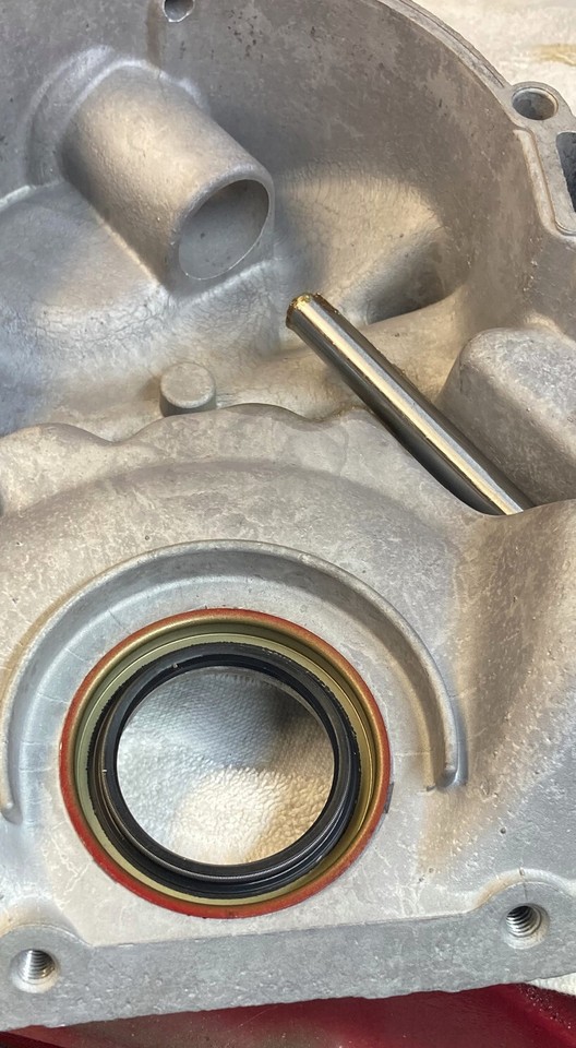 67-71 buick 400 430 455 rebuilt timing cover (early style with 1/2" oil ...