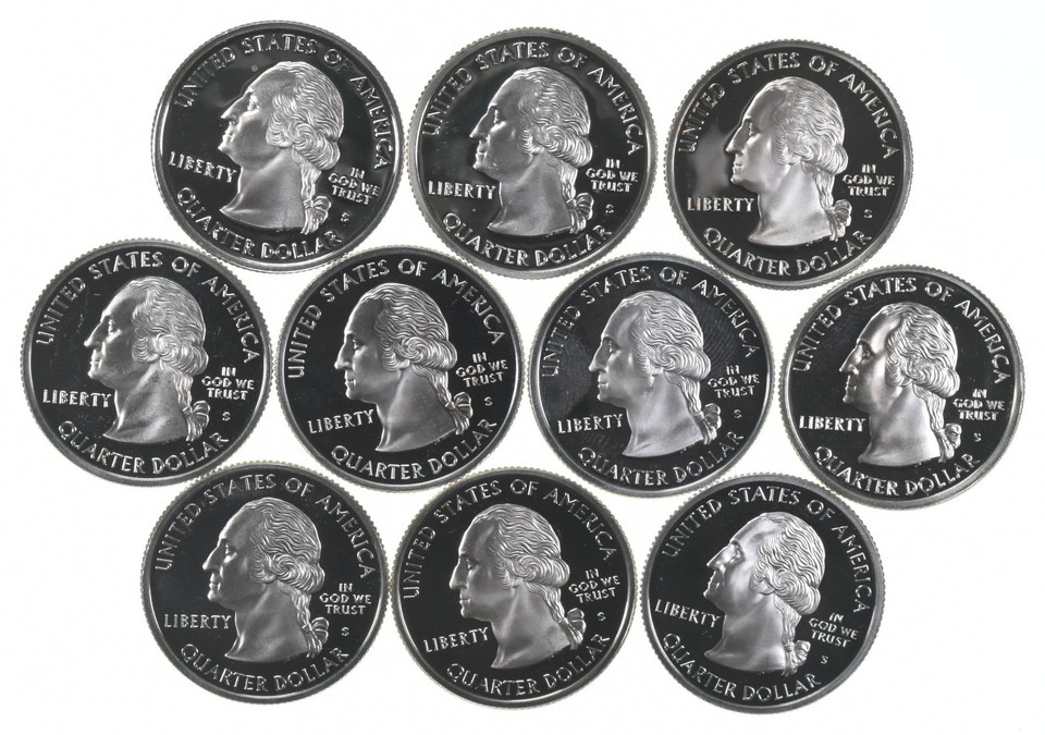 1999-S Washington State Quarter 90% Silver Proof Georgia *9069 | eBay