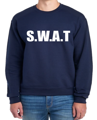 SWAT Special Weapons and Tactics Graphic Design Crewneck Sweatshirt ...