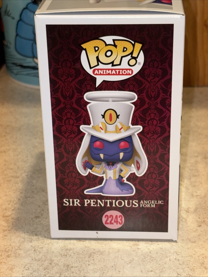 In Hand Funko Pop! Hazbin Hotel Sir Pentious (Angelic Form) Chase | eBay UK