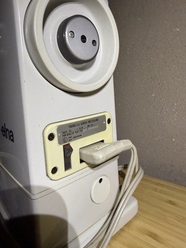 Read. Vintage Elna SU 62C 'SUPER' Sewing Machine with Pedal Accessories ...