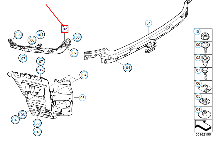 BMW 1 E81 Rear Trim Panel Left Guide 51127058517 7058517 NEW GENUINE | eBay