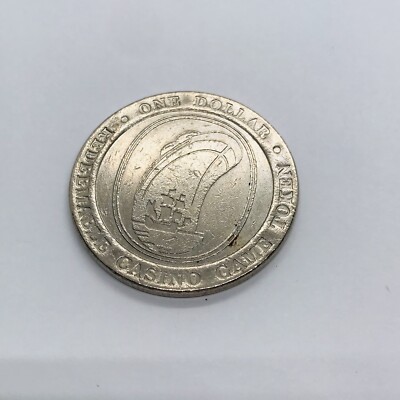 ONE DOLLAR REDEEMABLE CASINO GAME TOKEN AMERICA LINE HOLLAND VINTAGE | eBay