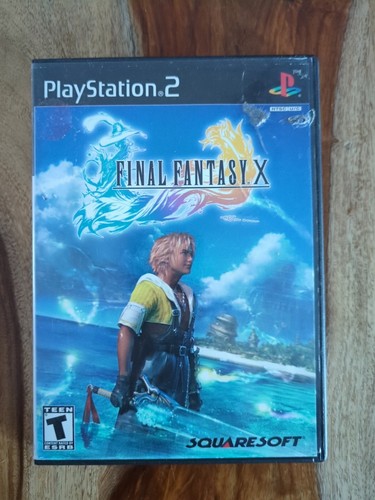Final Fantasy X PS2 Video Game CIB Black Label Damaged Case, Greatest ...