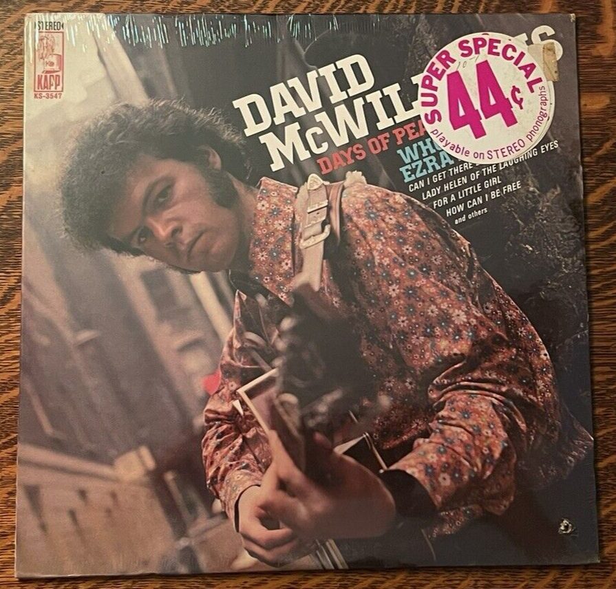 SEALED** 12" LP~ DAVID McWILLIAMS~ 1968~ DAYS OF PEARLY SPENCERS~IRISH ...