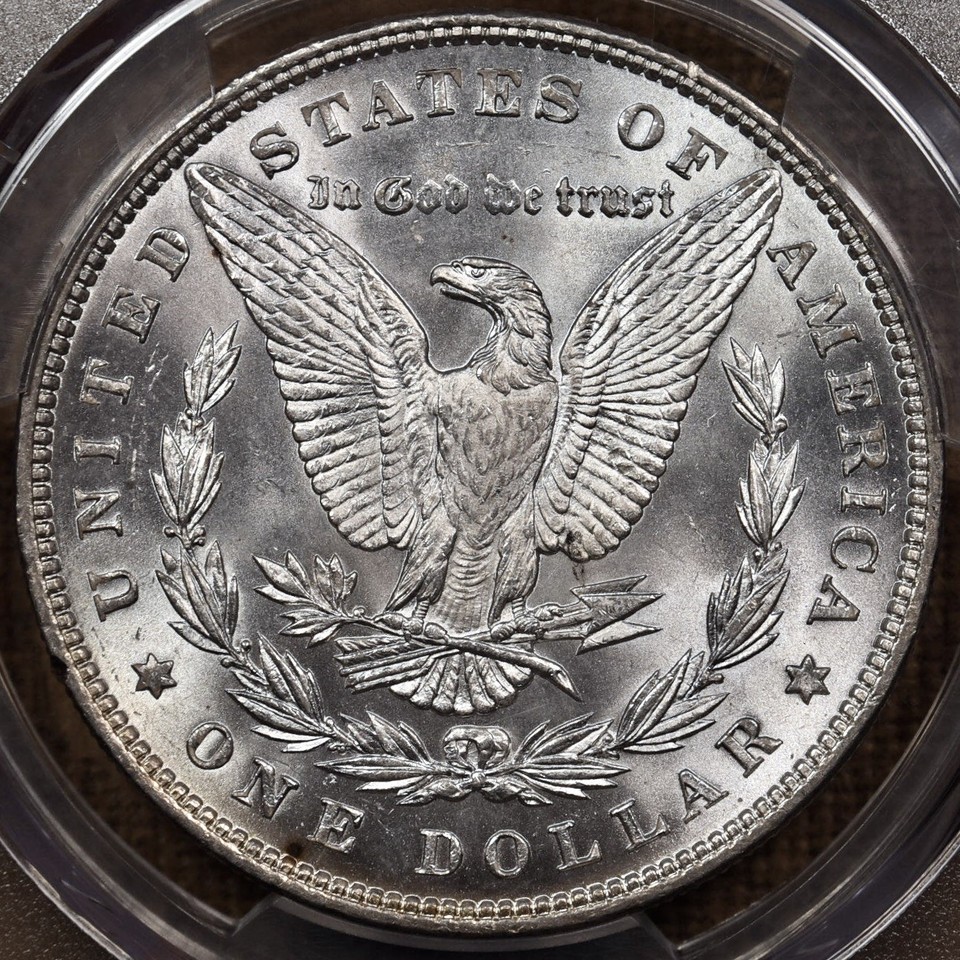 1887 Morgan dollar, PCGS MS65, 98% blast white, DKRC's DOLLAR DEAL ...