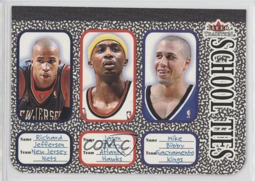 2002-03 Fleer Tradition - School Ties Mike Bibby, Jason Terry, Richard ...
