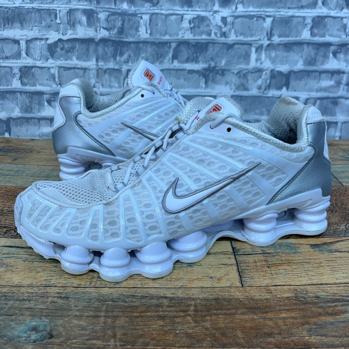 All White Nike Shox Cheap