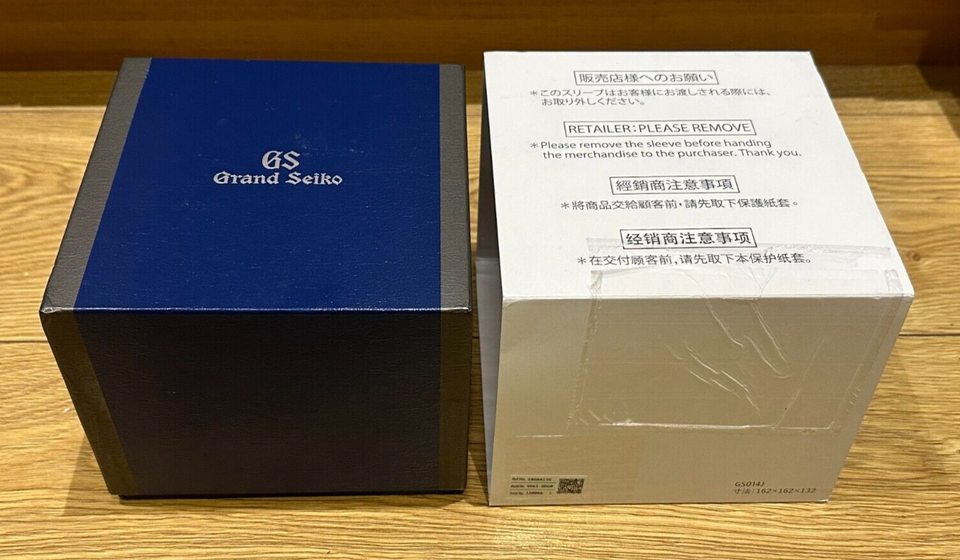 Genuine Original Grand Seiko Japan Watch Presentation Box Case Complete ...