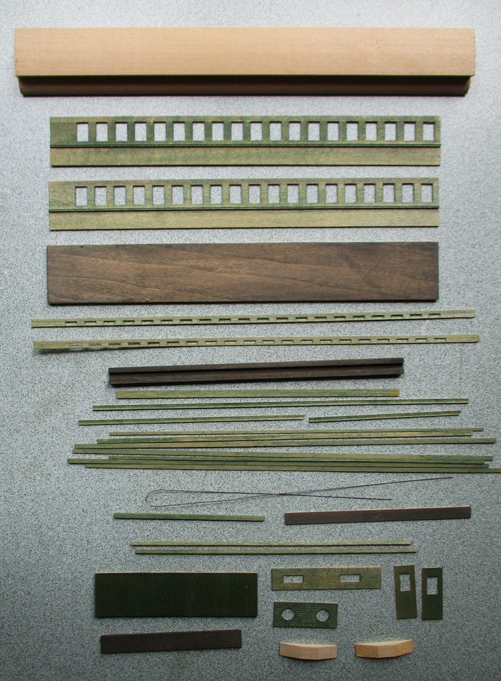 HO scale: Open Platform Coach, a wood kit with cast parts by ...