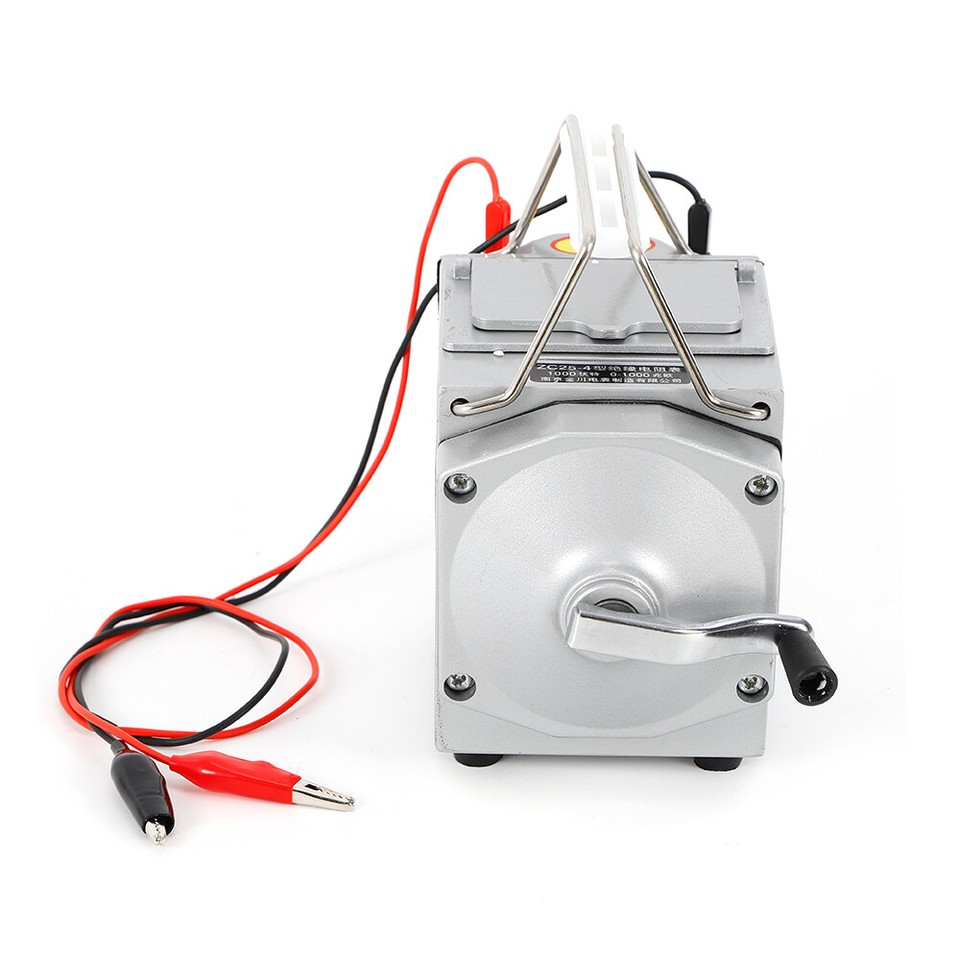 Megohmmeter 1000V Insulation Resistance Tester Hand Crank Megger 1000MΩ ...