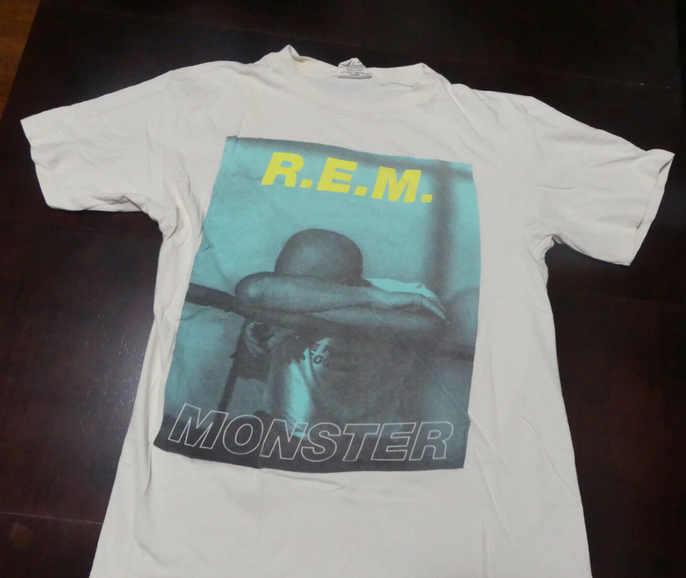 REM Vintage Monster Tour Shirt, L, 1995, Michael Stipe - Gem