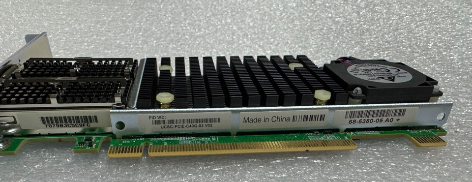 Cisco UCSC-PCIE-C40Q-03 QSFP Dual-Port 40GB Interface Network Card 68 ...