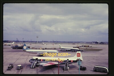 BEA KLM & SAS Airlines Aircraft in 1963, Original Slide o2b | eBay