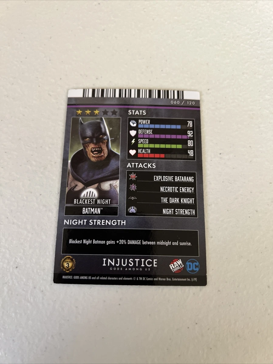 Blackest Night Batman Injustice Card