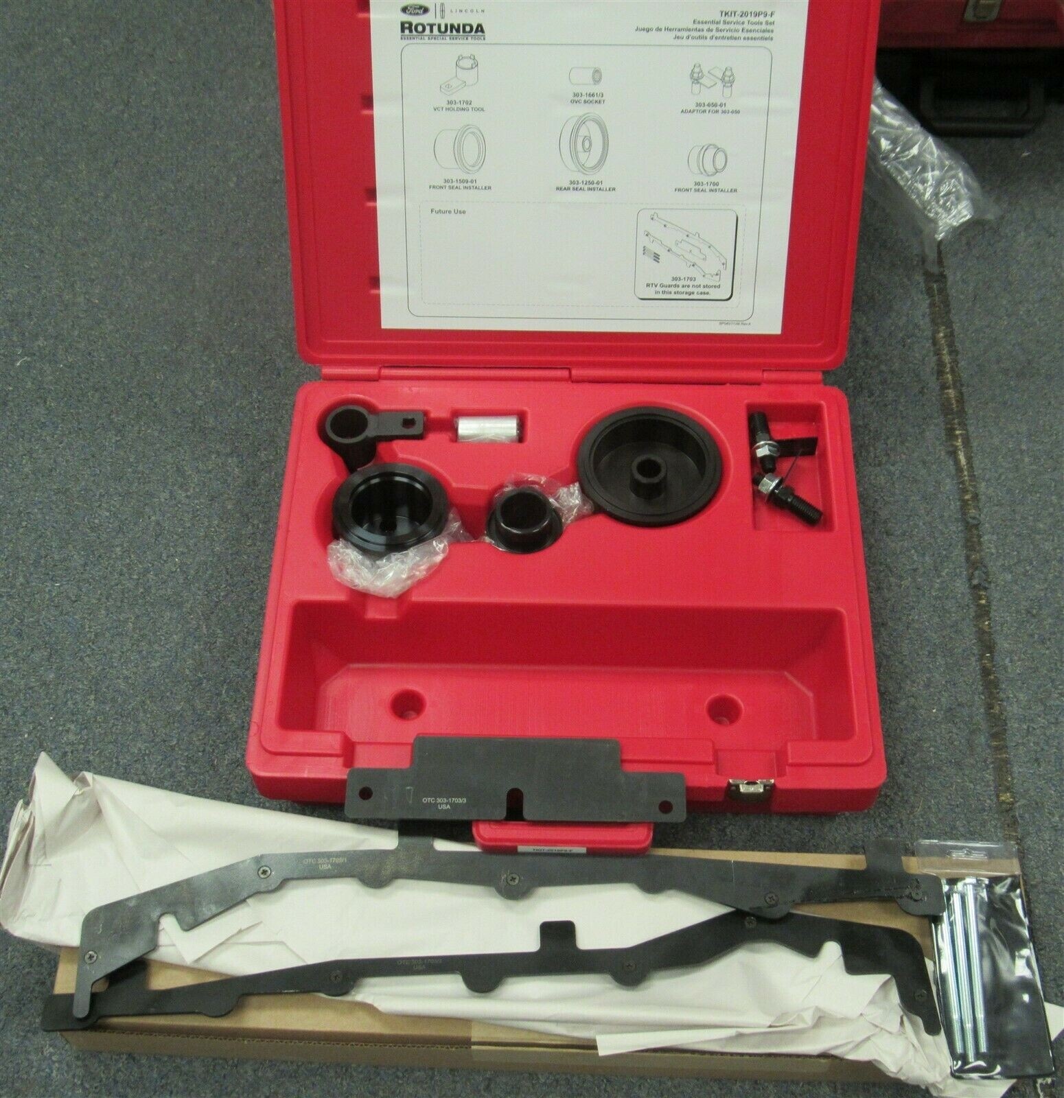 New Ford TKIT-2019P9-F Rotunda 7.3L 6.7L Engine Tool Kit 2020 F-250 350 ...