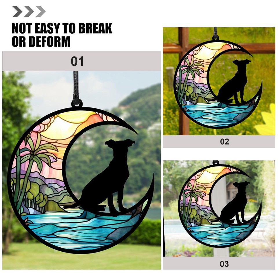 Home Decor Moon Shaped Wall Hanging Living Room Decorative Accessories ...