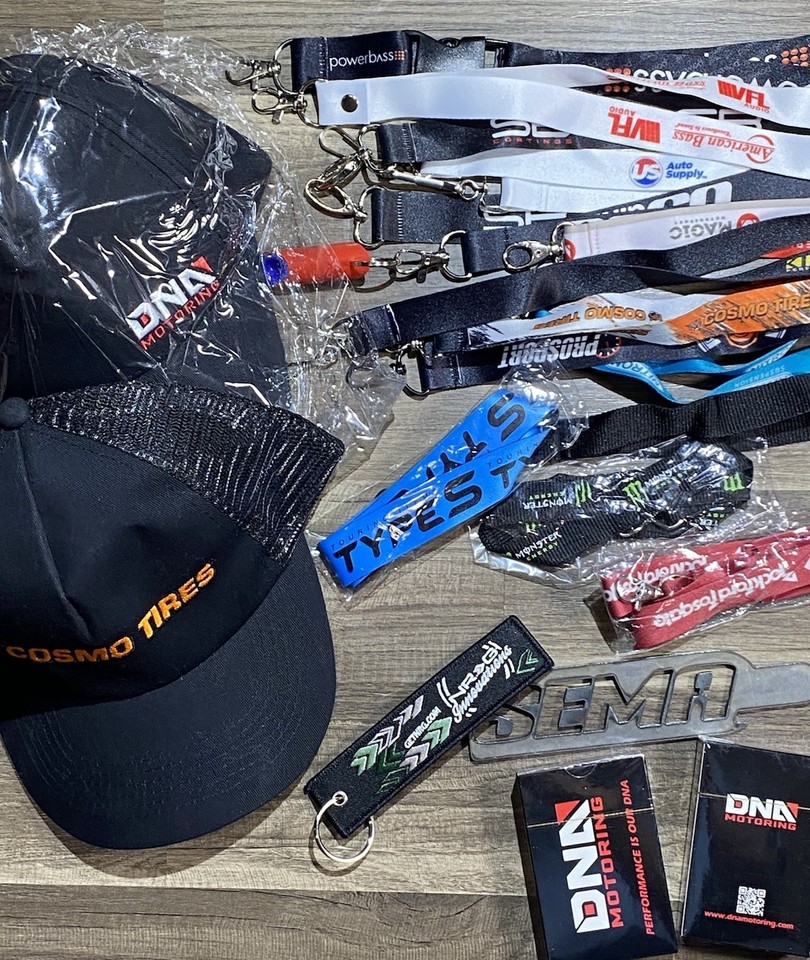 Sema Show Las Vegas Auto Vendor Collectibles Lanyards Keychains Patches ...