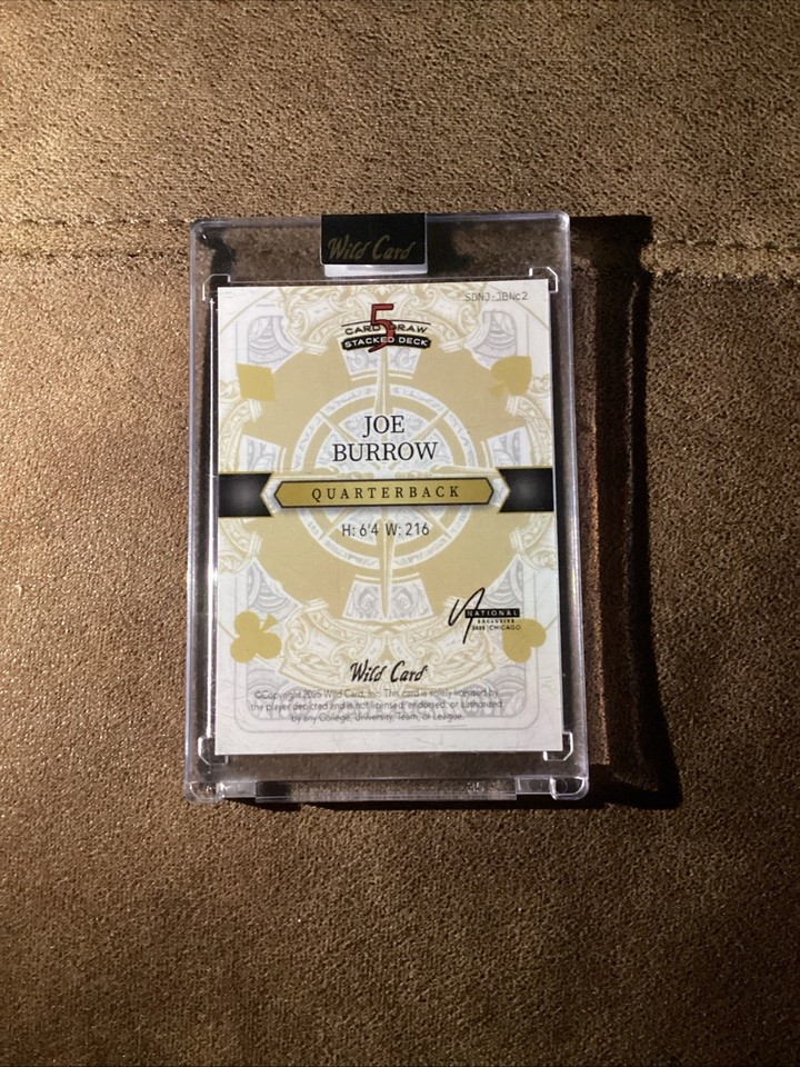 wild card joker 1/1 Joe Burrow | eBay