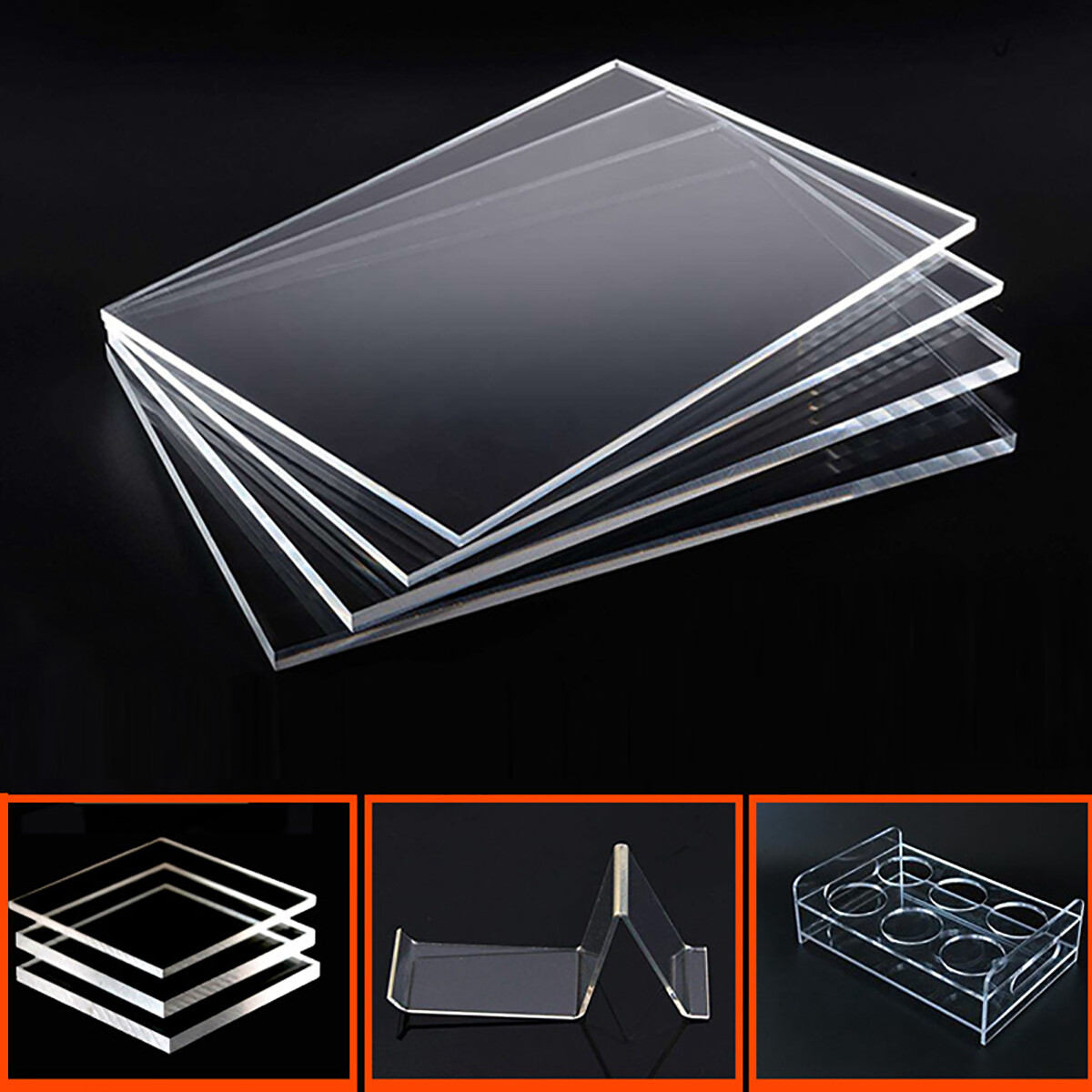 Transparent Perspex Sheet Acrylglas Plastic Panel 1mm-30mm Thick ...