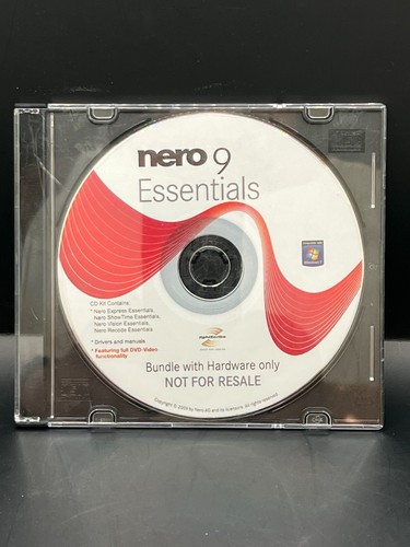 NERO MULTIMEDIA SUITE 9 ESSENTIALS INSTALLATION DISC ONLY | eBay