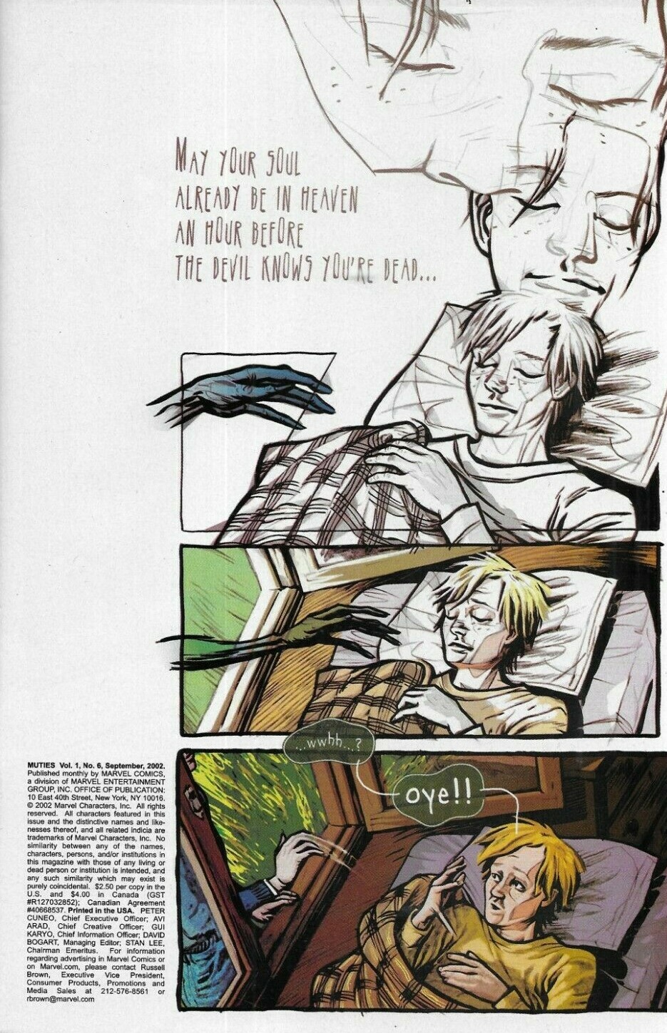 Muties Comic 6 Cover A First Print 2002 Karl Bollers Salgood Sam Duric ...