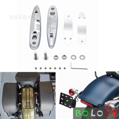 Motorcycle Rear Turn Signal/License Plate Relocation Kit for Harley ...