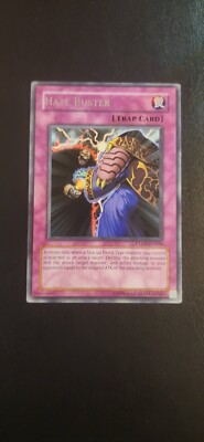 Hate Buster - Rare Foil - Yugioh Trap Card - Vintage | eBay