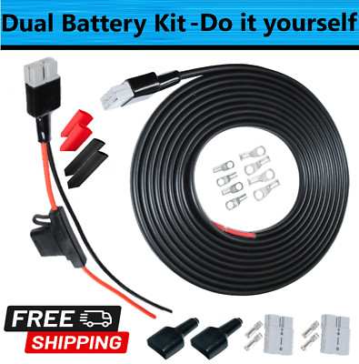 Dual Battery Wiring Kit for 12 Volt DC 4x4 & 4WD UTE Camper Plug & Play ...