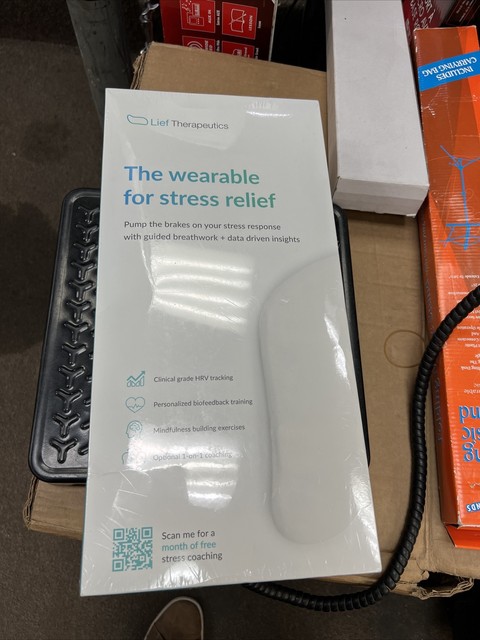 Lief Therapeutics Live HRV Wearable Tracker Device Smart Patch Kit for ...