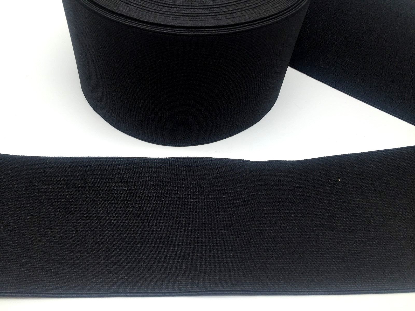 6inch WIDE BLACK ELASTIC, 150MM WOVEN ELASTIC BLACK X1METRE BEST ...
