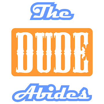 The Dude Abides, Window or Bumper Sticker Decal 5 Inch | eBay