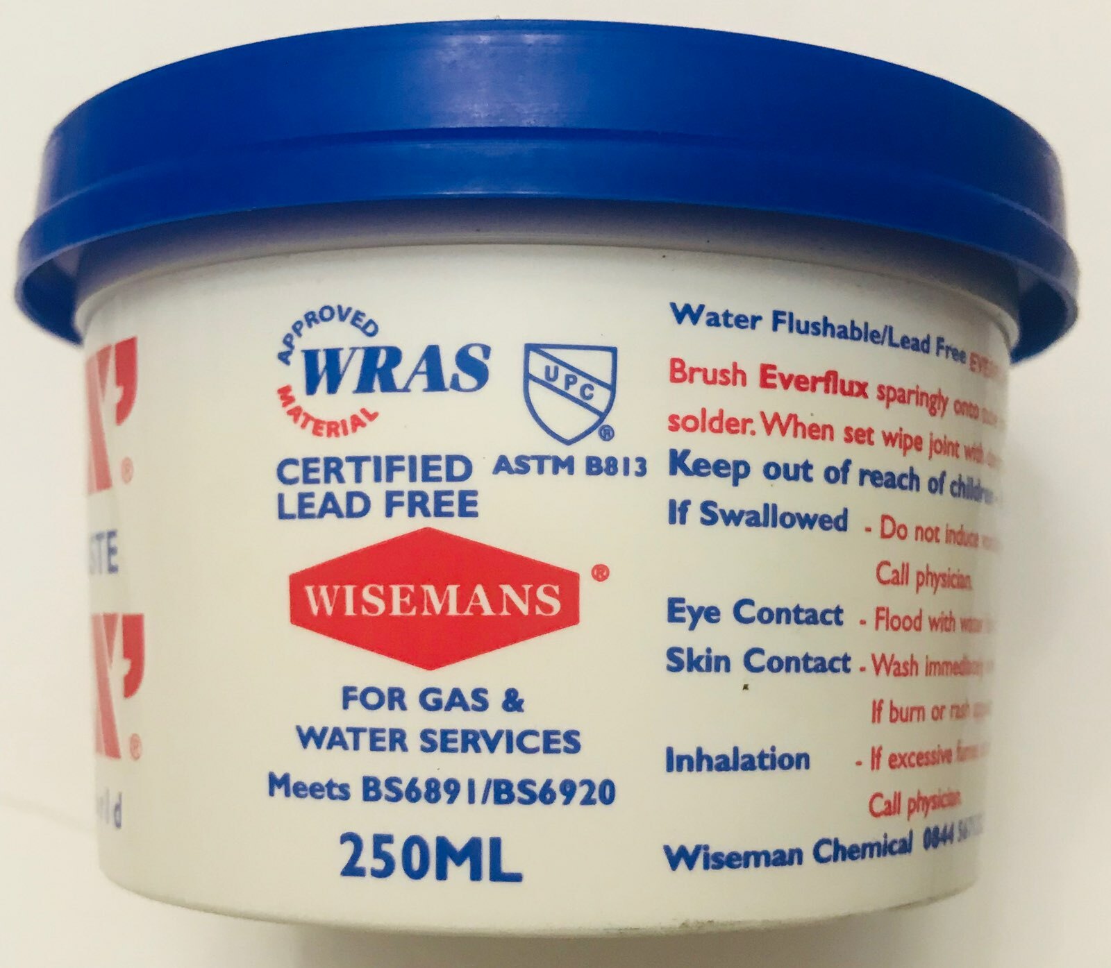 Wiseman EFL250 Everflux Soldering Paste, Large 250ML | eBay