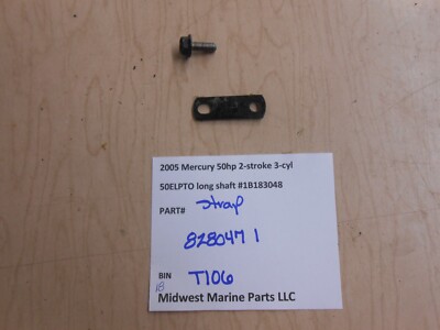 828047 1 2005 Mercury 50hp 50ELPTO Outboard Motor strap T106 | eBay