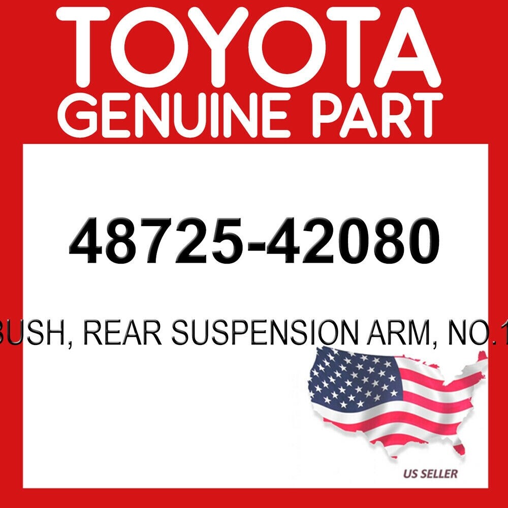 Toyota Genuine 48725-42080 Bush Rear Suspension Arm No.1 4872542080 OEM ...