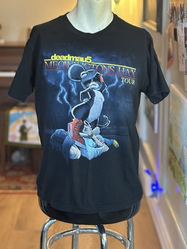 Deadmau5 Meowingtons Hax Tour T- Shirt Adult Medium 2011 Authentic 2 ...