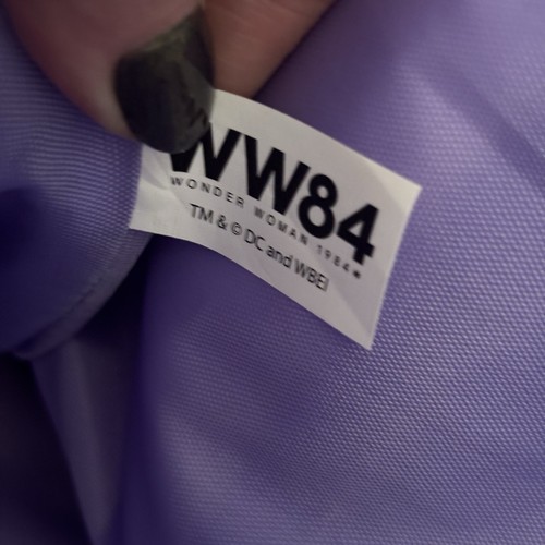 Wonder Women 1984 Marvel Iridescent Silver Gold Tote weekender bag EUC ...