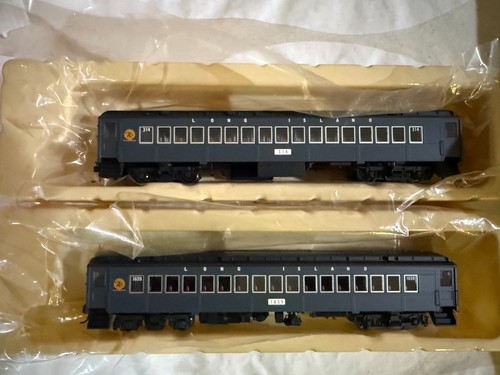 2 CON COR HO SCALE LONG ISLAND RAILROAD COACHES MP54 DASHING DAN#314 ...