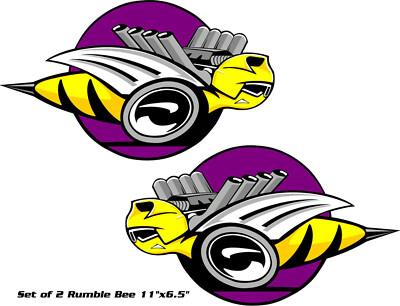 Rumble Bee Racing Decal Stickers set For Dodge Ram Dakota SPORT V8 1500 ...