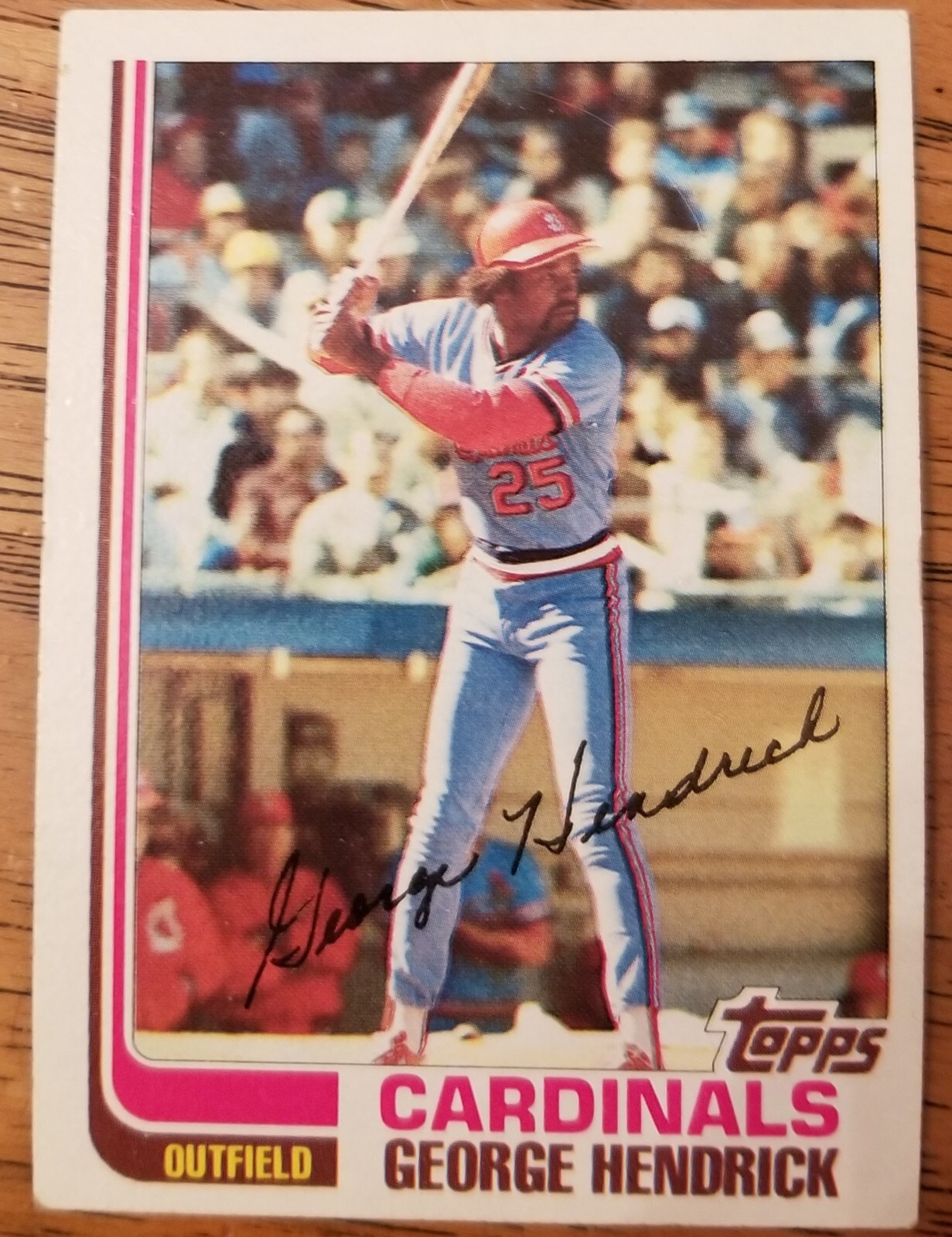 George Hendrick St. Louis Cardinals 1982 Topps Baseball Card #420 MT | eBay