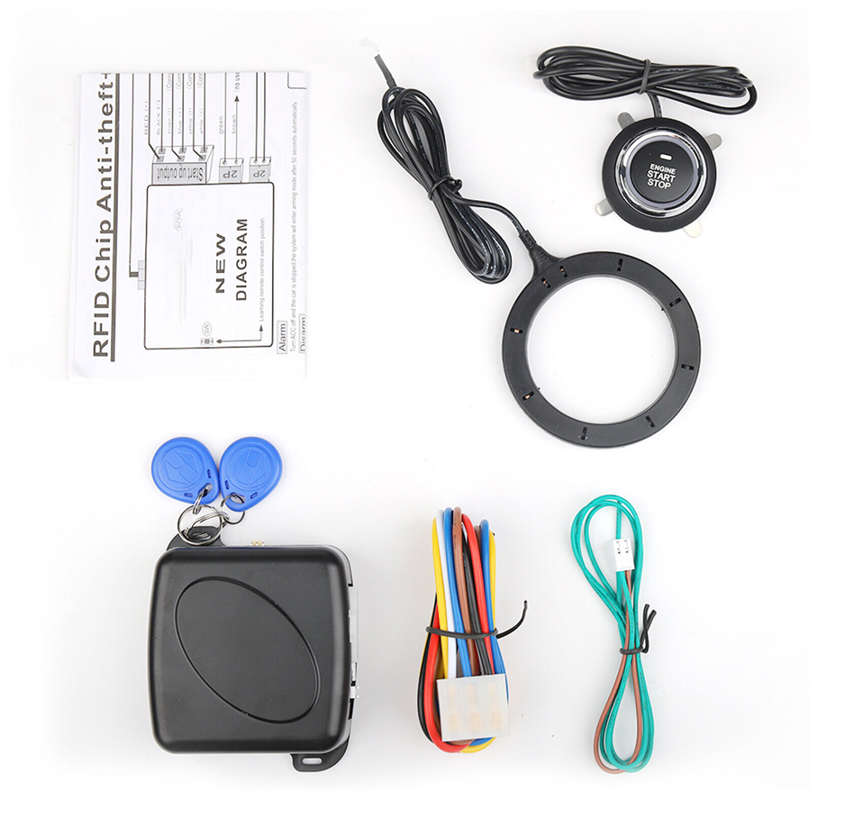 Alarma Para Carros Push To Start Ignition Kit - Smart RFID Keyless ...