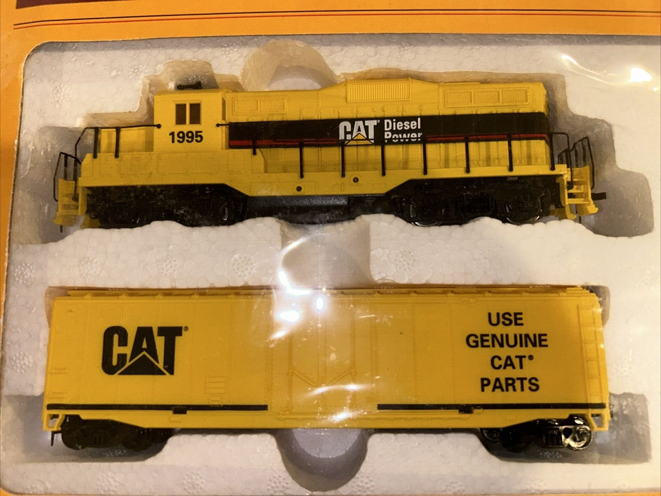 WALTHERS TRAINLINE CATERPILLAR DELUXE TRAIN SET HO SCALE CAT 1995 | eBay