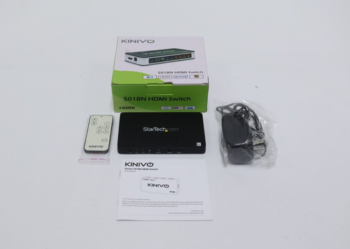 Kinivo 501BN 5-Port Commutateur HDMI Avec à Distance - Full HD 1080p ...