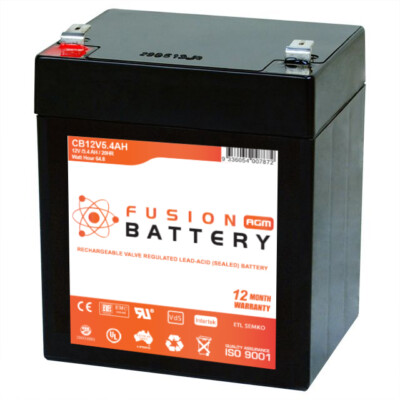 12V 5.4AH AGM battery 12volt High Rate > 5.0ah 4.2ah 4.5ah Solar Alarm ...