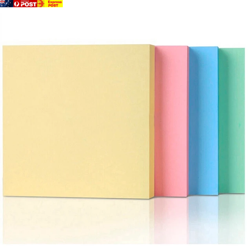 100-Pack Sticky Notes Assorted Colors Office School Supplies | eBay