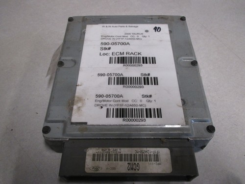 2000 Ford Taurus ECM, PCM, ECU YF1F-12A650-MC | eBay