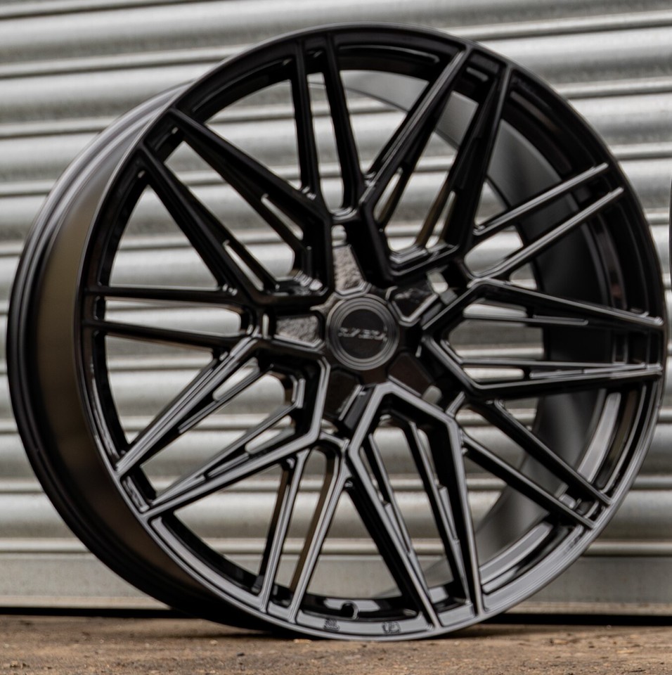 22" Audi RS6 C7 C8 Riviera RF10 Flow Formed Gloss Black 10.5j Alloy ...
