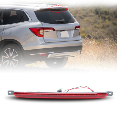 For 16-22 HONDA PILOT For 17-23 RIDGELINE REAR HIGH MOUNT 3RD BRAKE ...