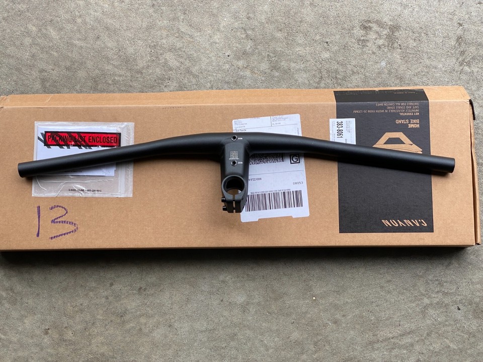 Canyon CP16 1-Piece Aluminum Cockpit Handlebar/Stem Combo For Your ...